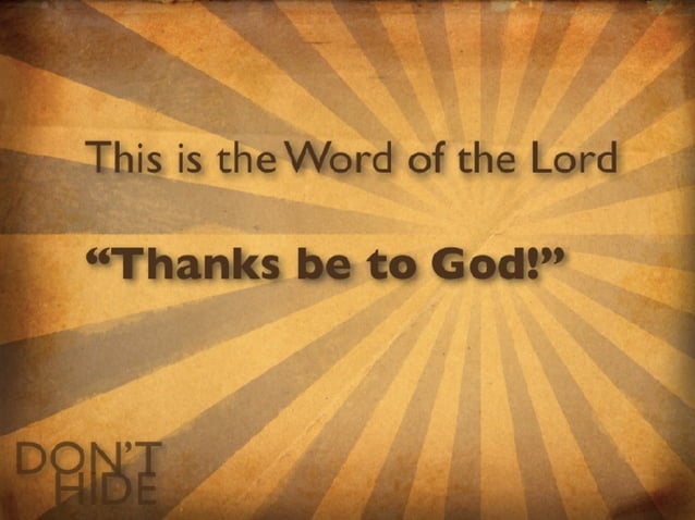 Don't Hide: Taking the Risks That Make Faith Real | PPT | Christianity ...