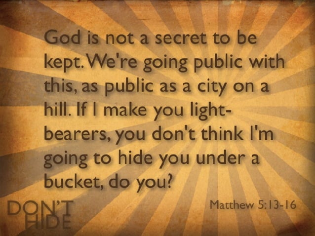 Don't Hide: Taking the Risks That Make Faith Real | PPT | Christianity ...