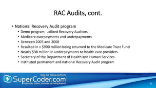 Don’t Land in Hot Water-Audit Proof your Coding and Documentation | PPT