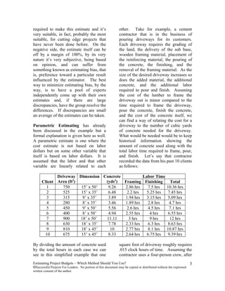 Don't Add Risk And Double Investment Requirements By Estimating Project Budgets Incorrectly | PDF