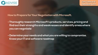 Don’t Be Afraid of Your Microsoft Negotiation. How to Win a Microsoft ...