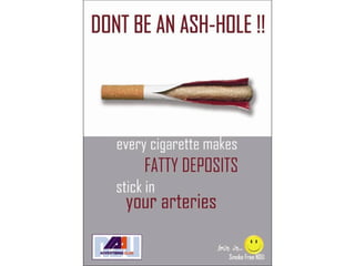 NDU Anti-Smoking Contest | Don’T Be An Ash Hole | PPT