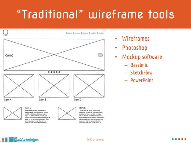 Don't be a stereotype: Rapid Prototype | PPTX | Web Development | Internet