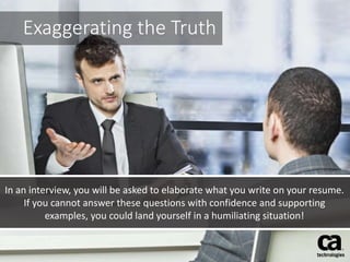 Don't be Guilty of These 9 Resume Mistakes | PPTX