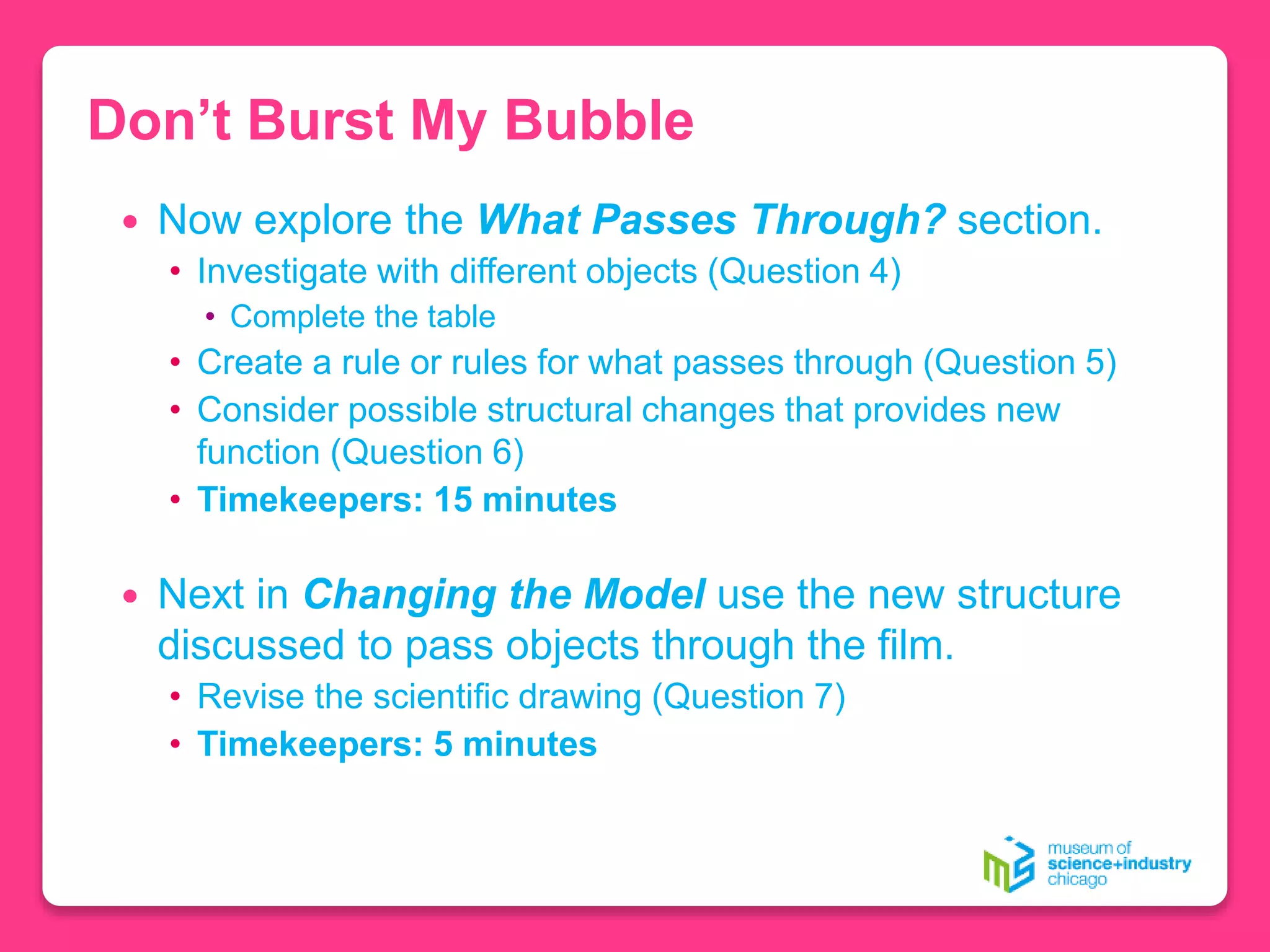 Cell Membrane Don't Burst My Bubble | PPTX