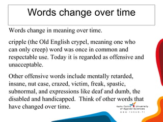 Don’t Call Me Handicapped | PPT | Debated Sensitive Social Issues ...