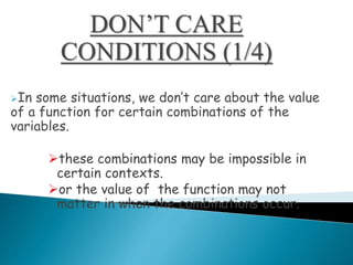 Don't care conditions | PPTX