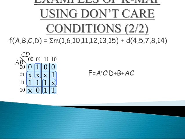 Dont Care Conditions