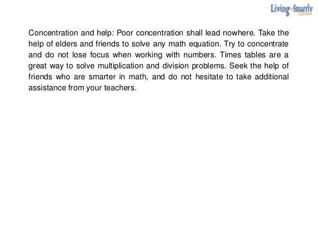 Don’t Complicate Math For Kids And Scare Them | PPTX