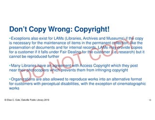 Don't Copy Wrong Copyright | PPT