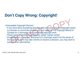 Don't Copy Wrong Copyright | PPT