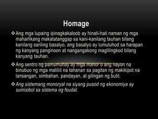 Ang Sistemang Feudalismo | PPTX