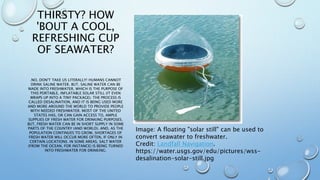 Don't drink seawater | PPT