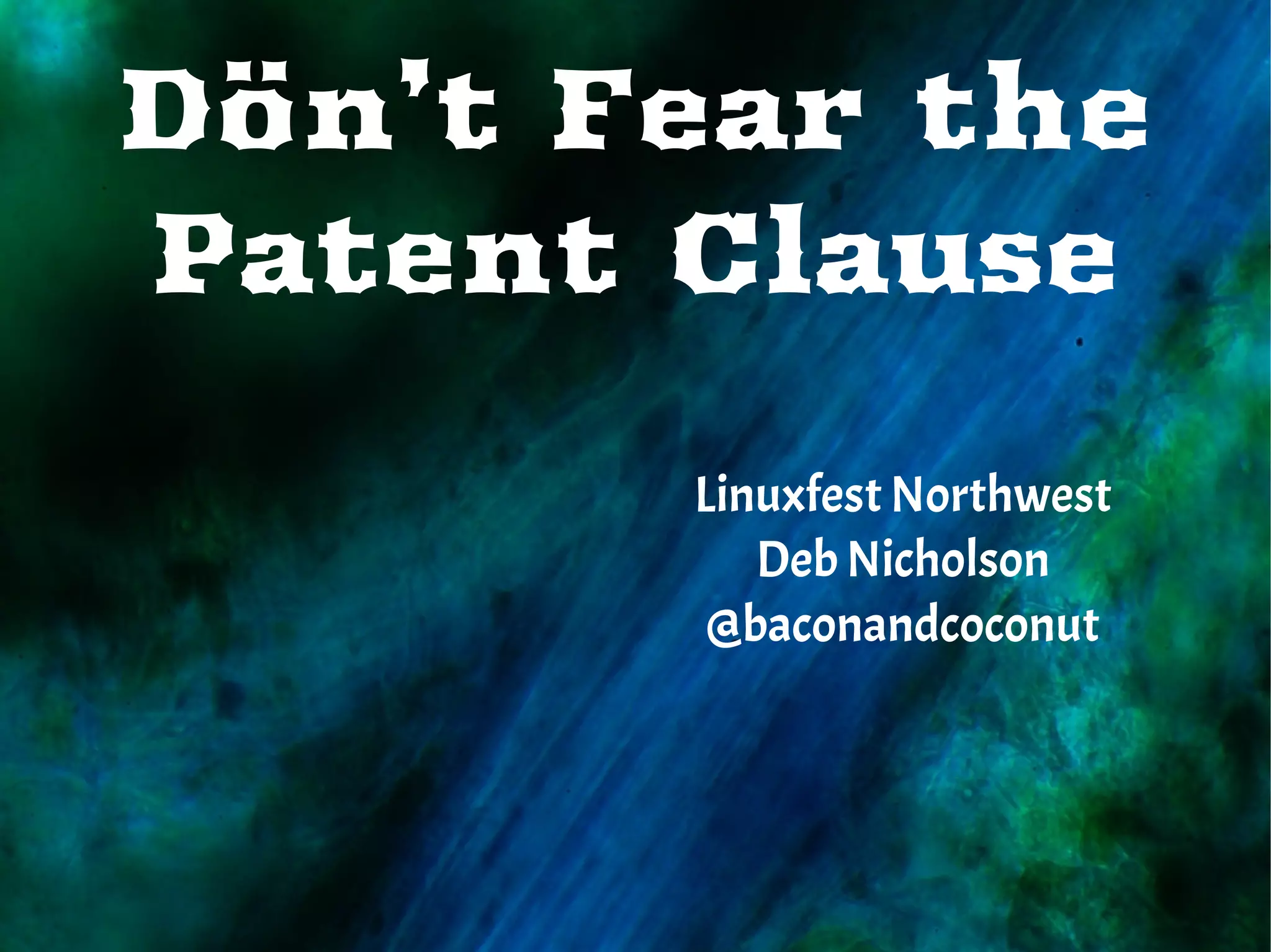 Don't Fear the Patent Clause! | PDF