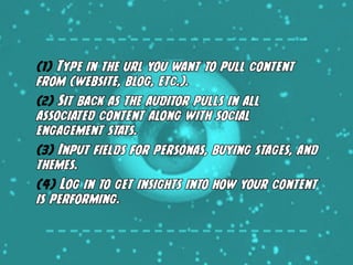 Don't Fear the Content Audit | PPT