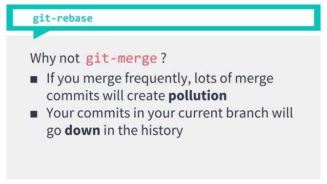 Don't fear the rebase | PDF | Programming Languages | Computing