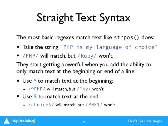 Don't Fear the Regex LSP15