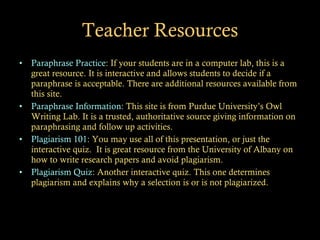 Don't Get Burned By Plagiarism | PPT