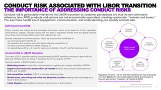 LIBOR and Conduct Risk: When and How Should You Mitigate? | PPT