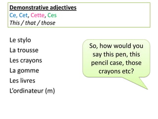 Dont il y a pendant vle | PPTX