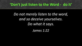 Don't Just Listen - Do It | PDF