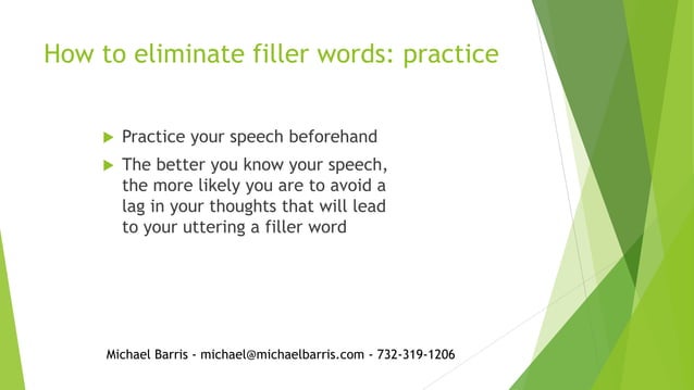 Don't Let Filler Words Bleed Your Speech Dry | PPTX | Audio Production ...