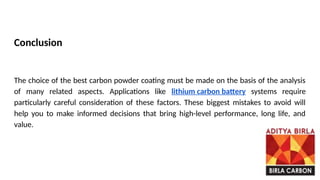 Don't Let These Blunders Ruin Your Carbon Powder Coating Project ...