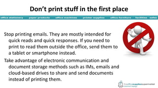 Don’t recycle, reuse | PPTX