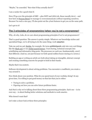 “Don’t Repeat Yourself”: 4 Process Street Features to Keep Work DRY | PDF