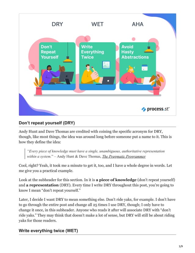 “Don’t Repeat Yourself”: 4 Process Street Features to Keep Work DRY | PDF