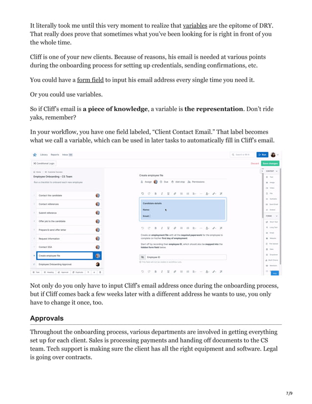 “Don’t Repeat Yourself”: 4 Process Street Features to Keep Work DRY | PDF