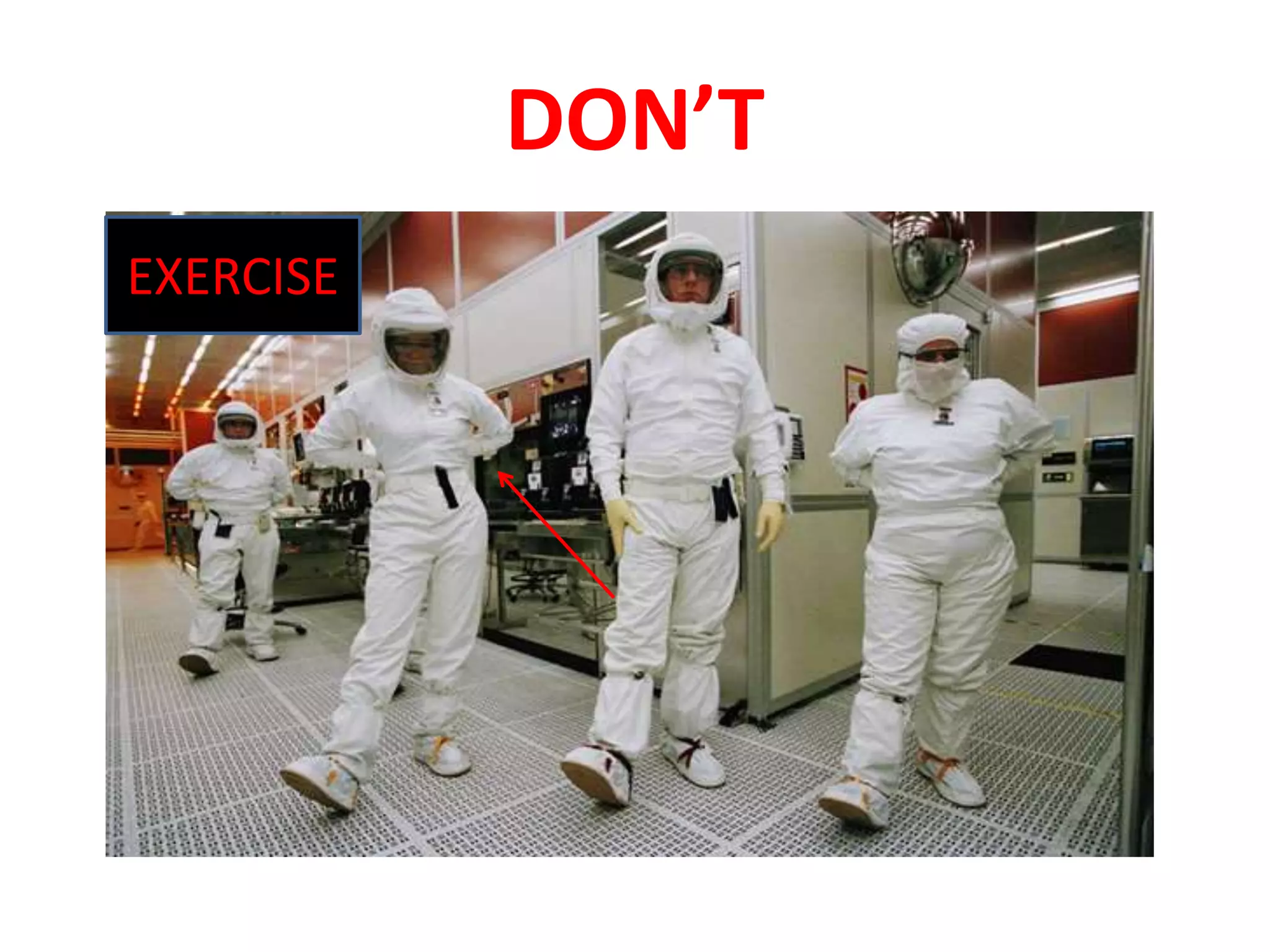 Don'ts cleanroom | PPTX