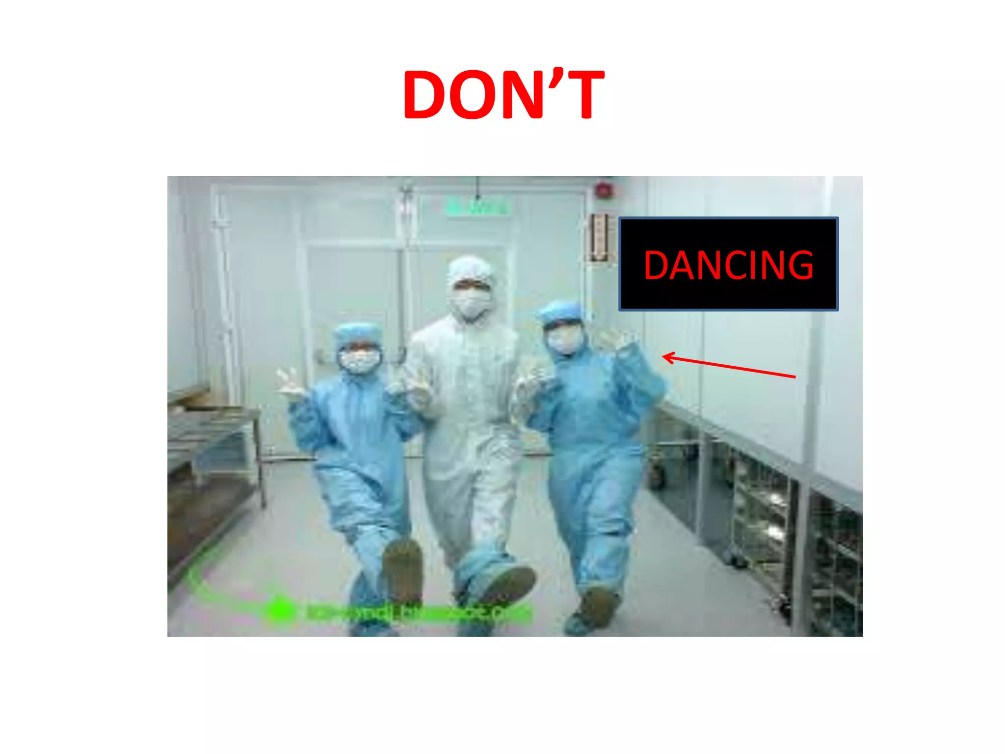 Don'ts cleanroom | PPTX