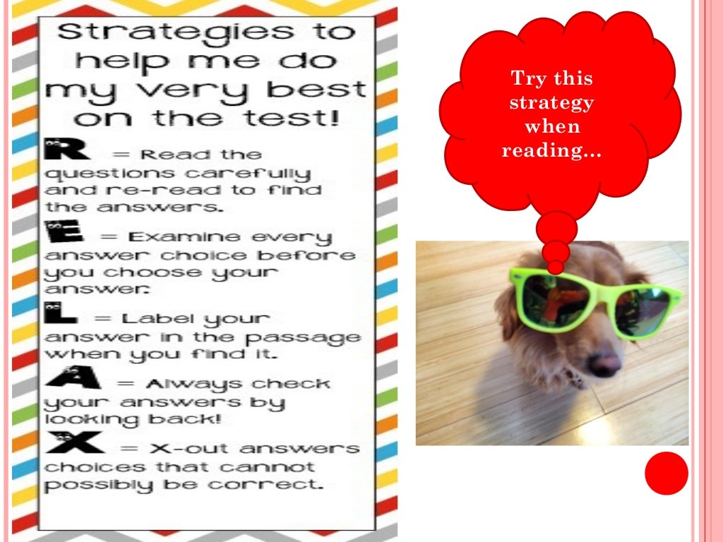 Don’t stress the test! SIT Test Taking Strategies