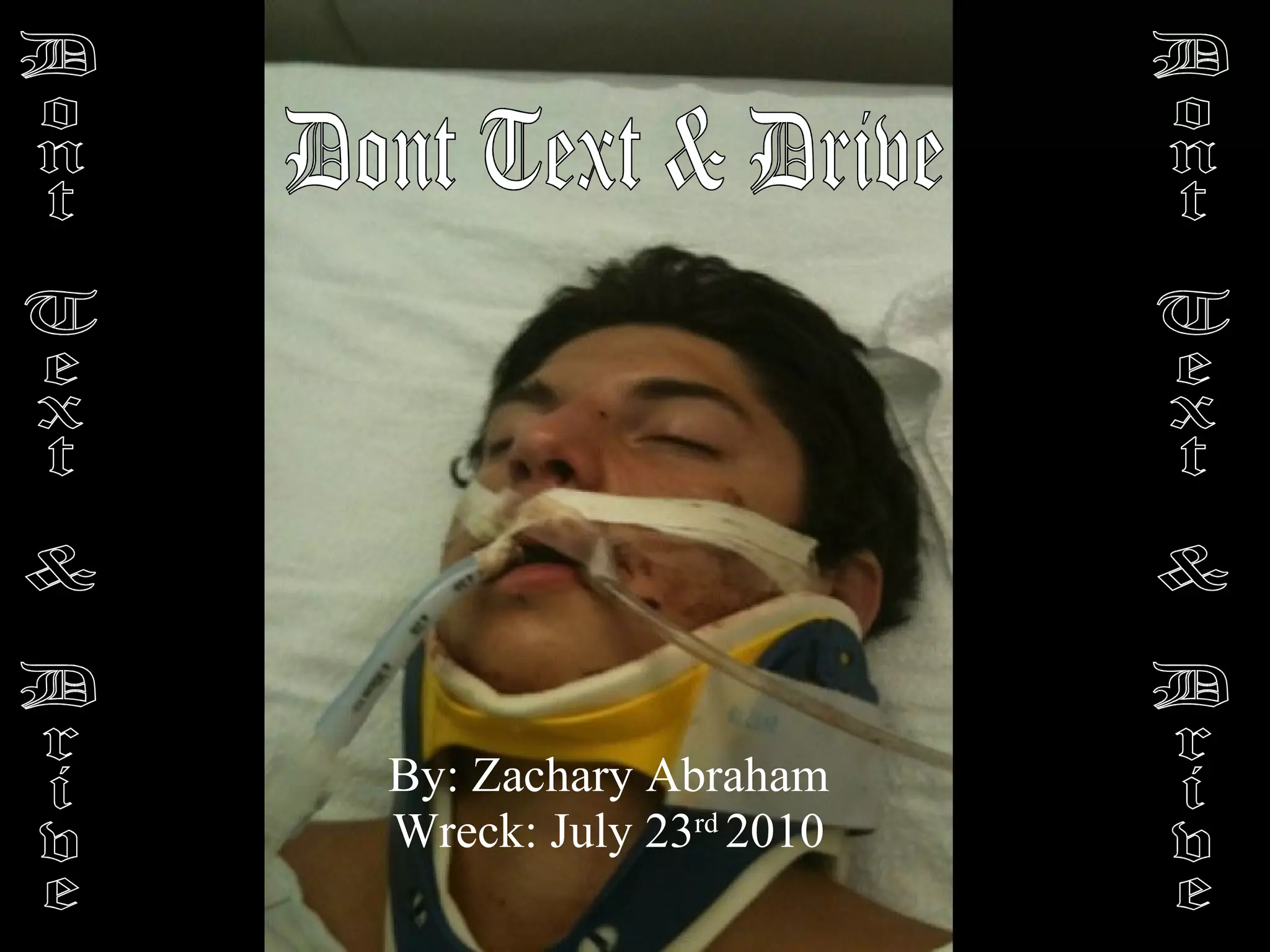 Don’t text & drive | PPT