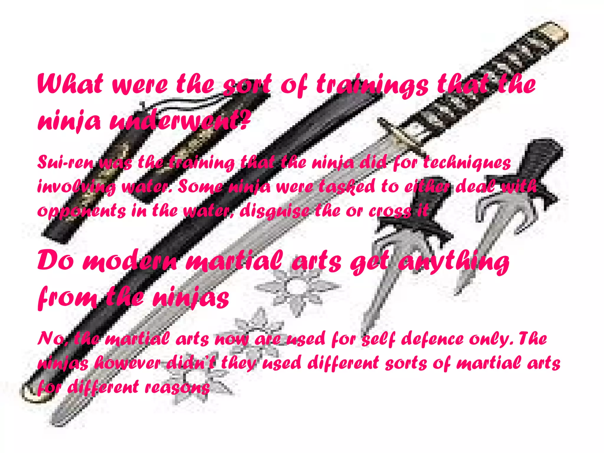 Ninjas By Joseph | PPT