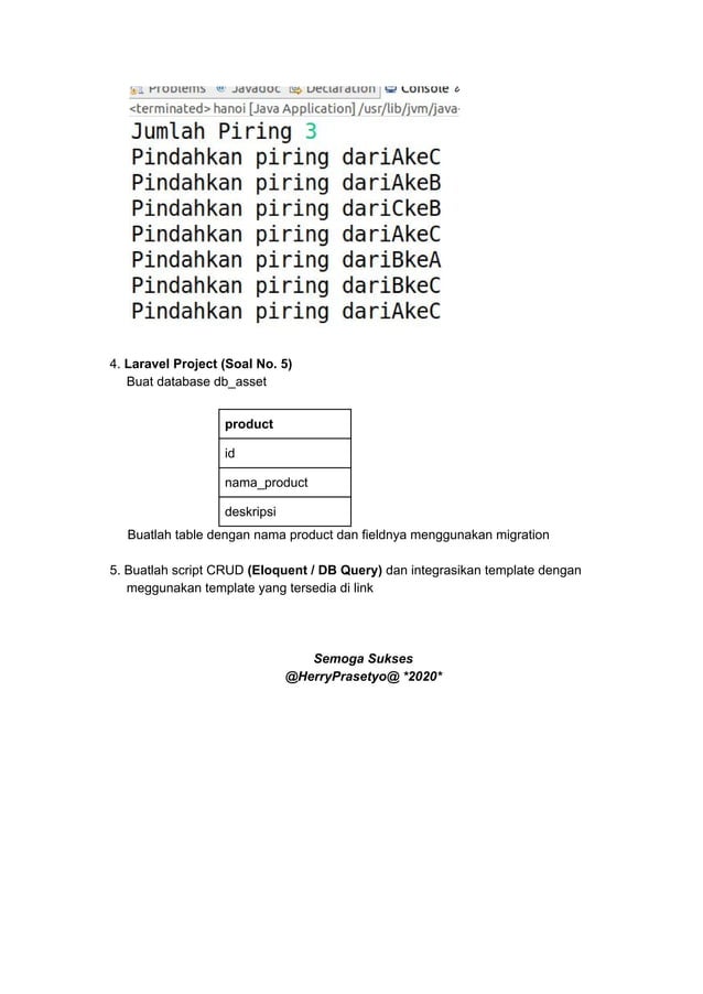 LatihanSederhanaAJA | PDF