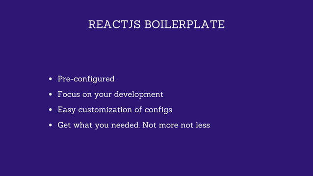 Don't use create react app | PPT Don't use create react app | PPT
