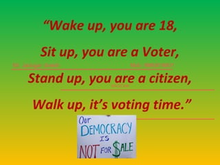 Don't vote for note | PPT