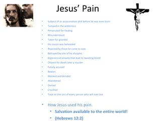 Don’t waste your pain | PPT