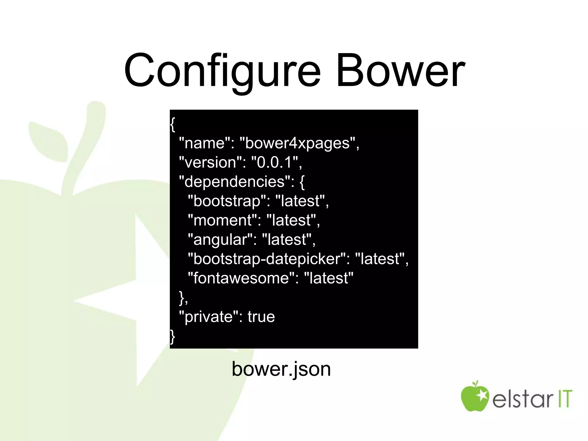 Don't worry with bower | PPT