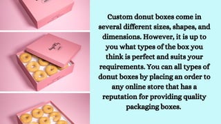 Get Eye Catchy Custom Donuts Boxes Wholesale |Bakery Boxes! | PDF ...