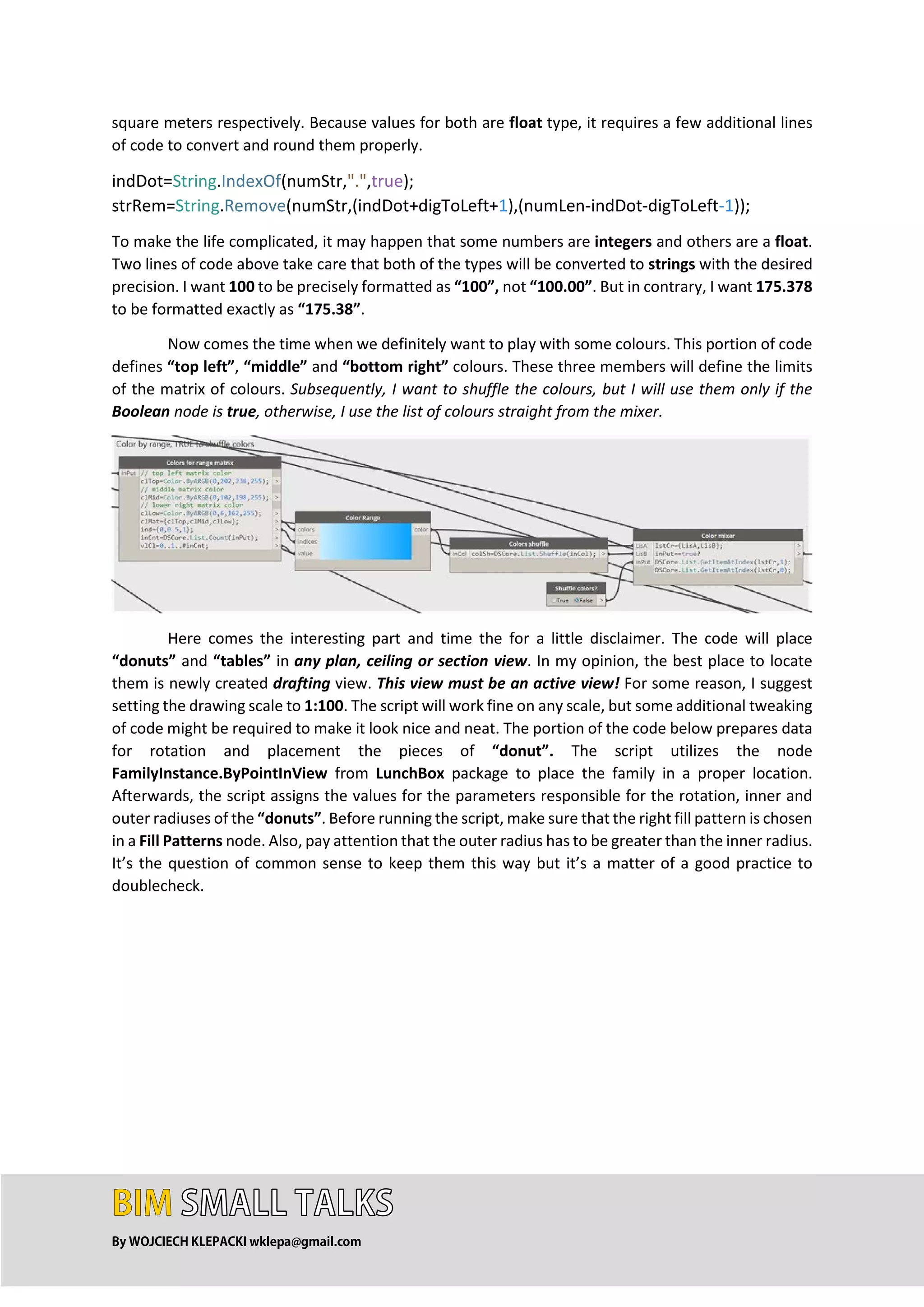 Donut chart in Revit with Dynamo | PDF