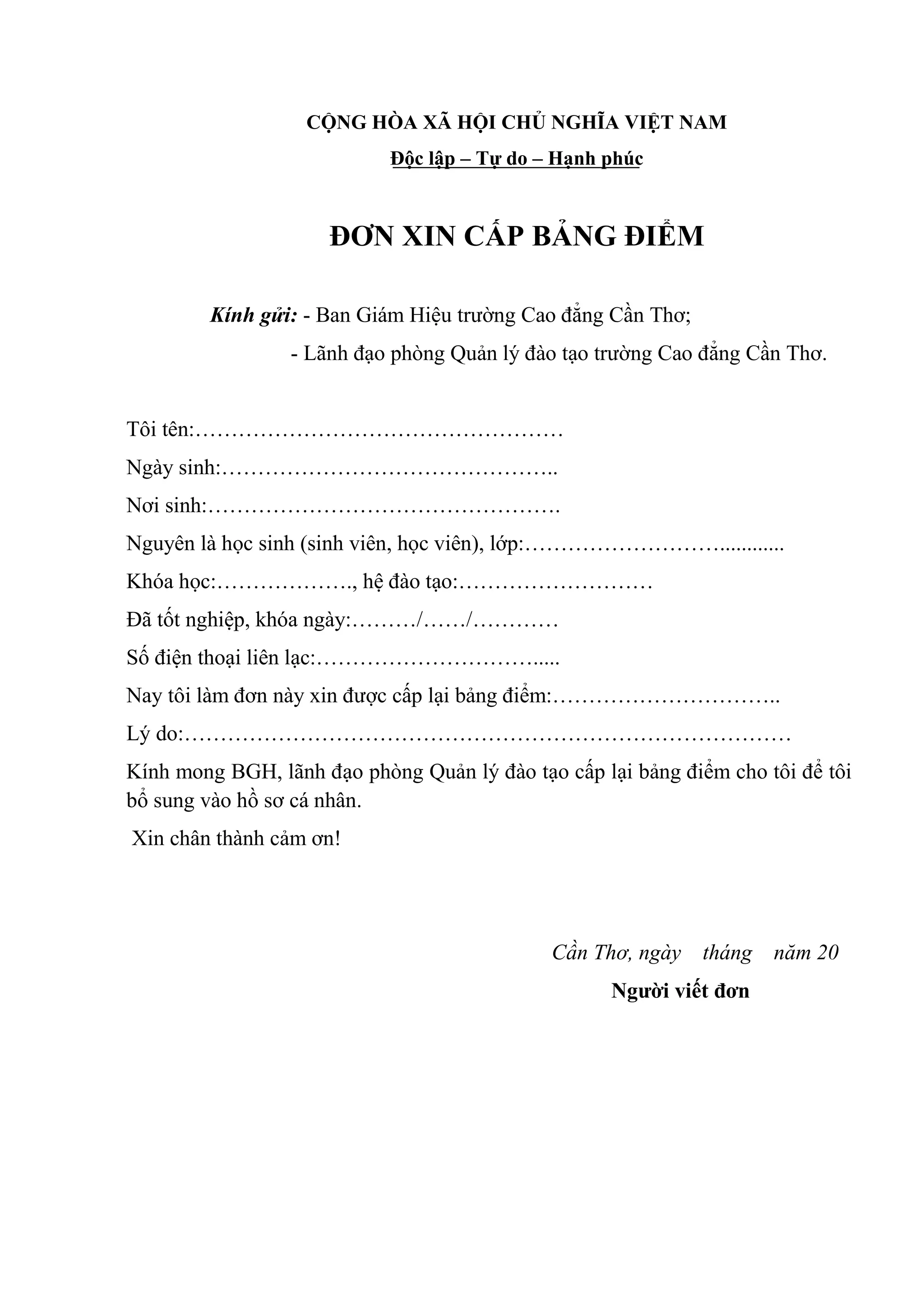 don xin cap bang diem.docvfgfghghjghfx cfsd hdc | PDF