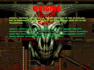 Doomguy Presentation by me | PPT