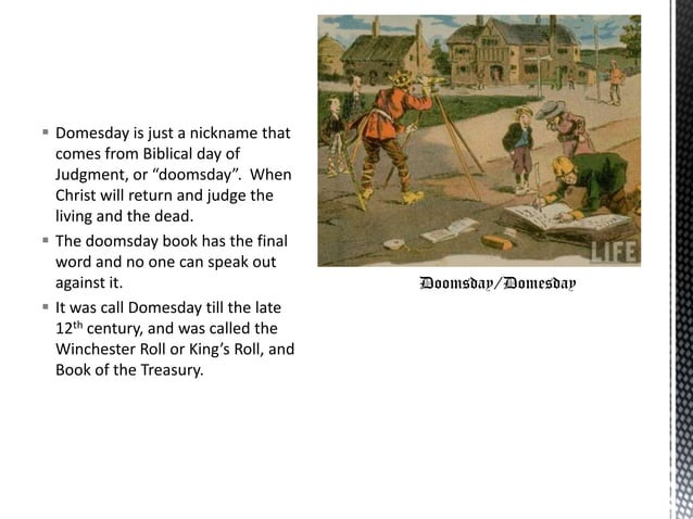 Doomsday book | PPT