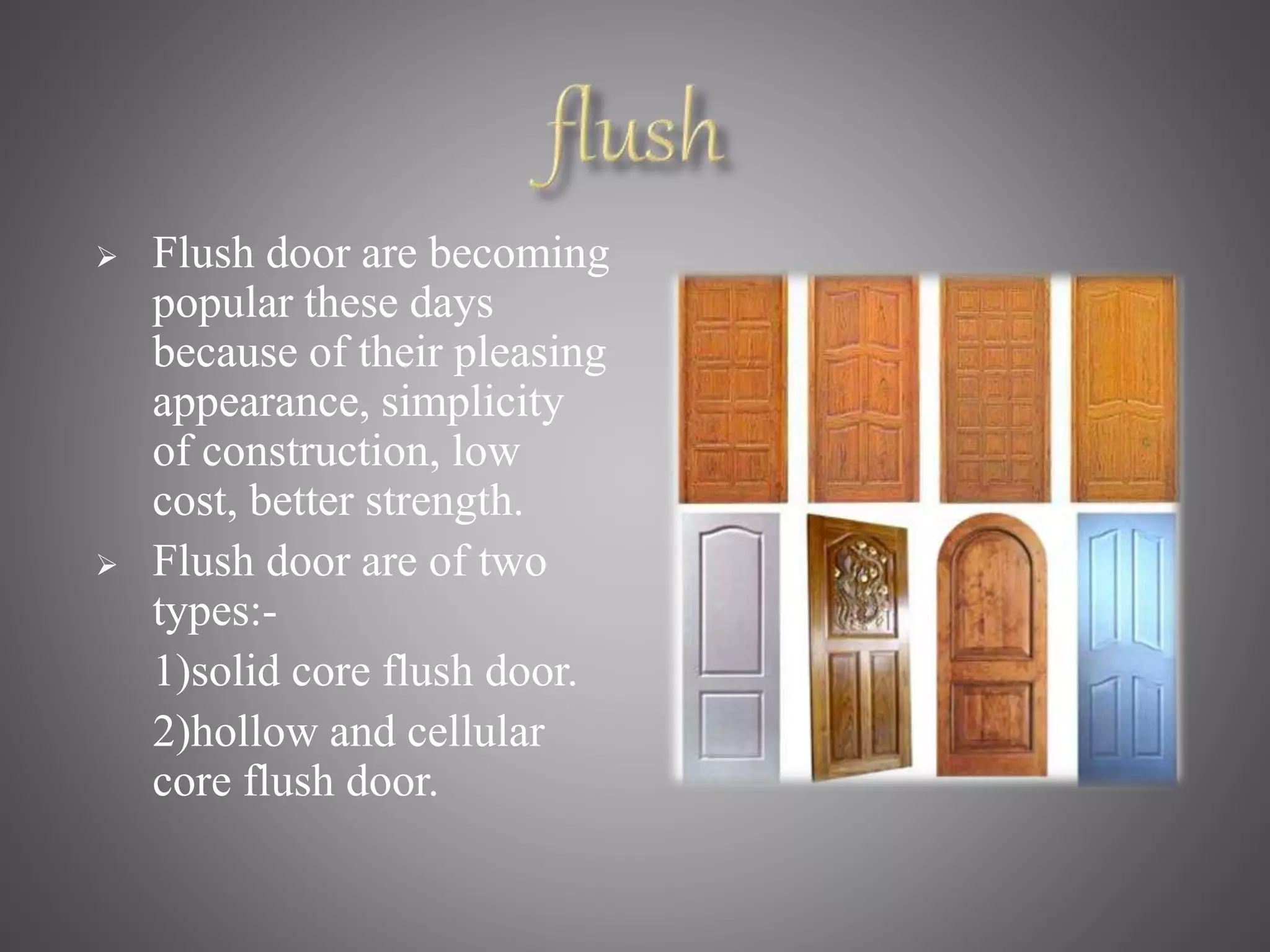 types of Doors | PPTX