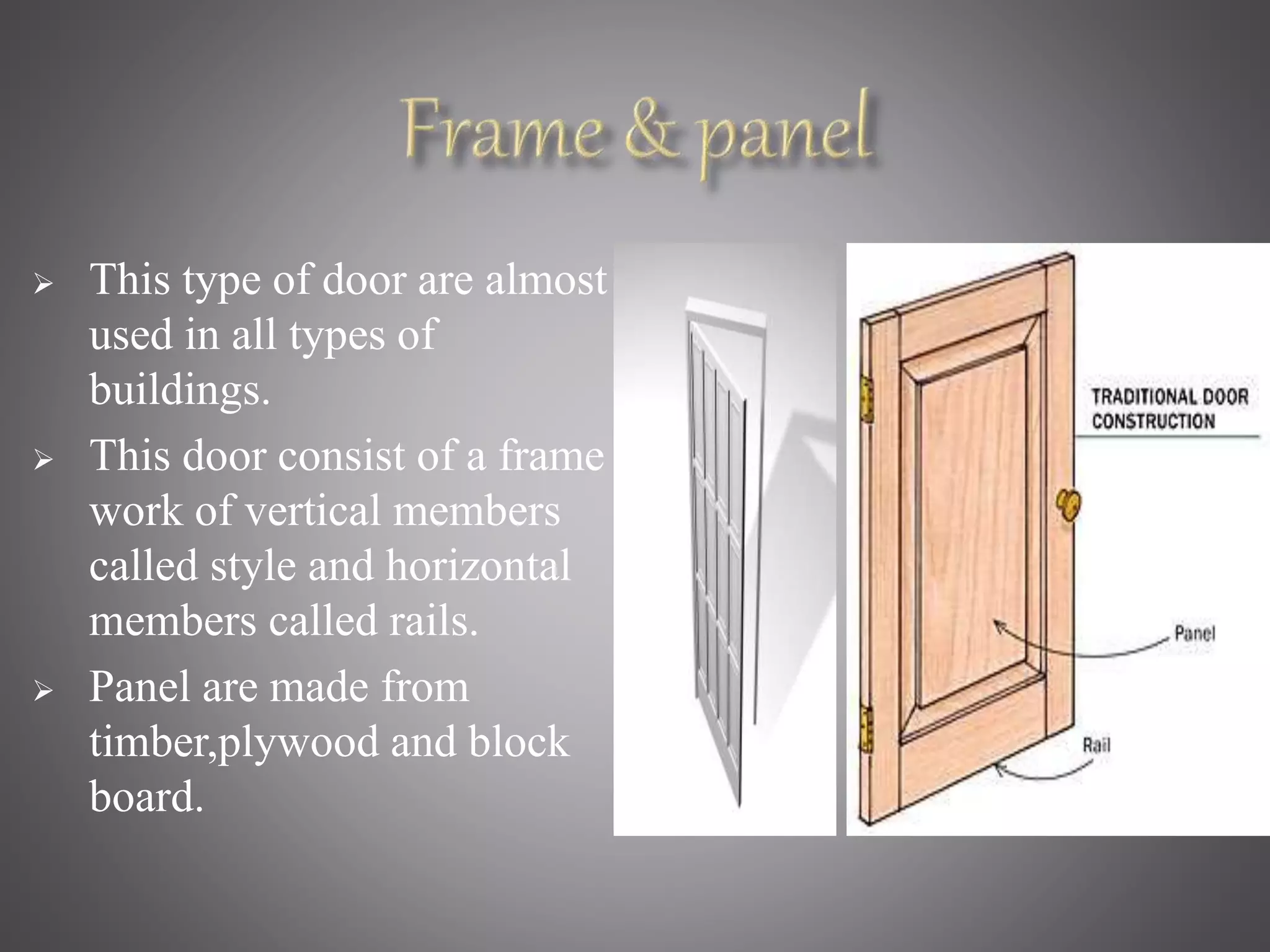 types of Doors | PPTX