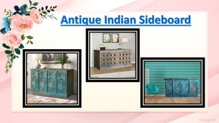 Rustic Carved Door Tables, Old World Decor | PPTX