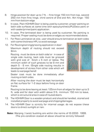 HDHMR Door Instruction Manual | PDF